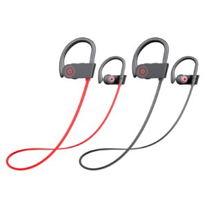 boean bluetooth headphones wireless earbuds bluetooth 5.1 running headphones ipx7 waterproof earphones with 10 hrs playtime hifi stereo noise cancelling headsets for workout gym