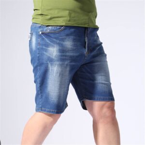 Men Summer Jeans Pocket Shorts Skate Board Harem Pants Plus Size 921