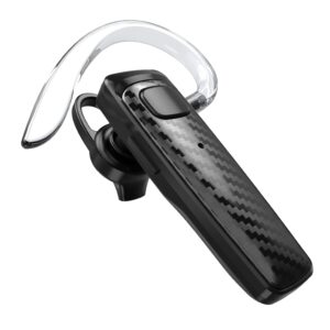 shnoker bluetooth headset v5.0 wireless bluetooth earpiece,hands-free earphones with noise cancellation mic for/business/office/driving, compatible with iphone and android,ultralight earphones