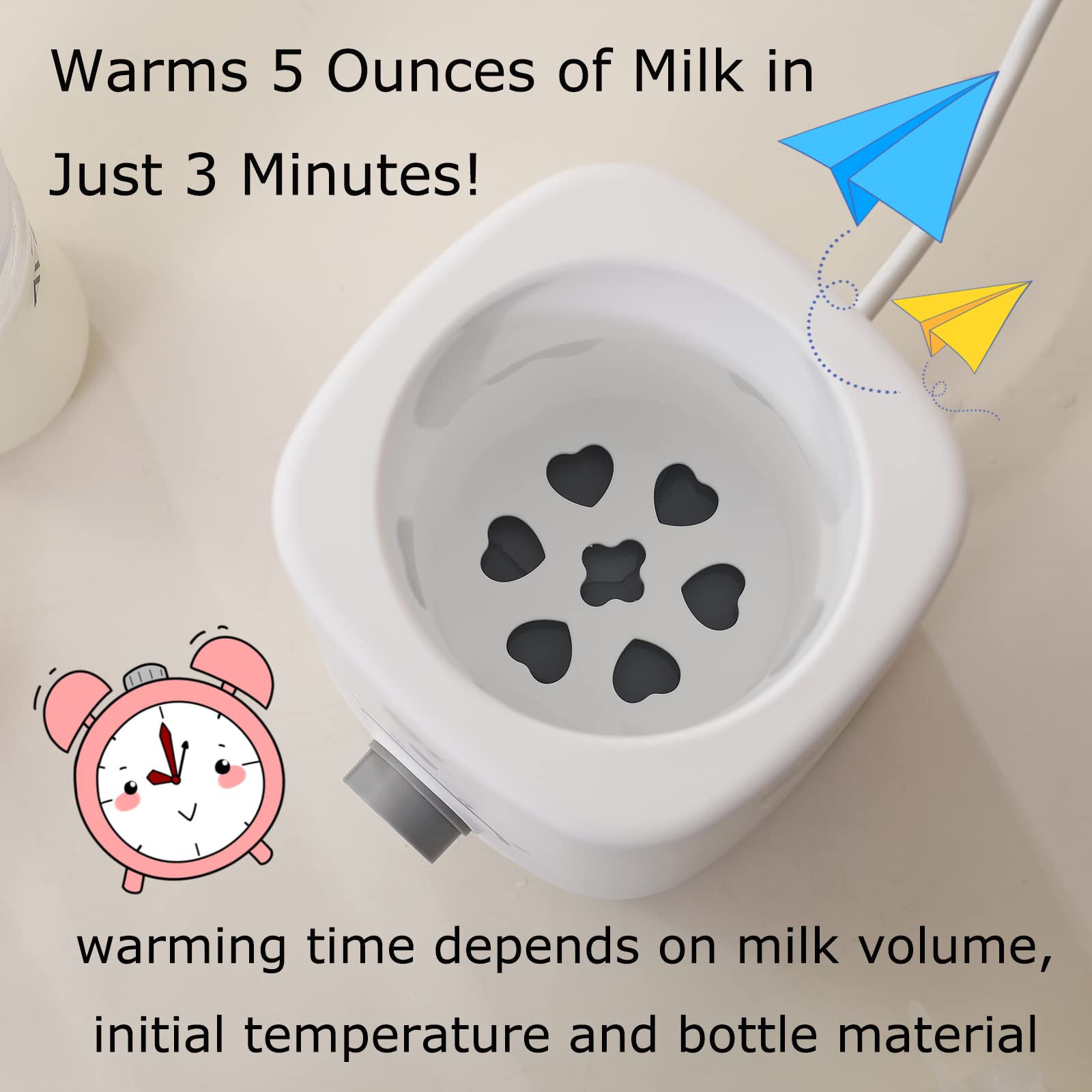 Bottle Warmer,Bellababy Fast Baby Bottle Warmer,7/24 Constant Temperature Control