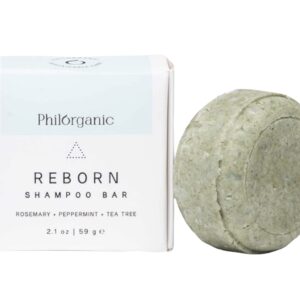 Philorganic Hair Growth Shampoo Bar, natural and organic ingredients Rosemary, Peppermint and Tea Tree, Made in US, pH balanced, Parabens FREE