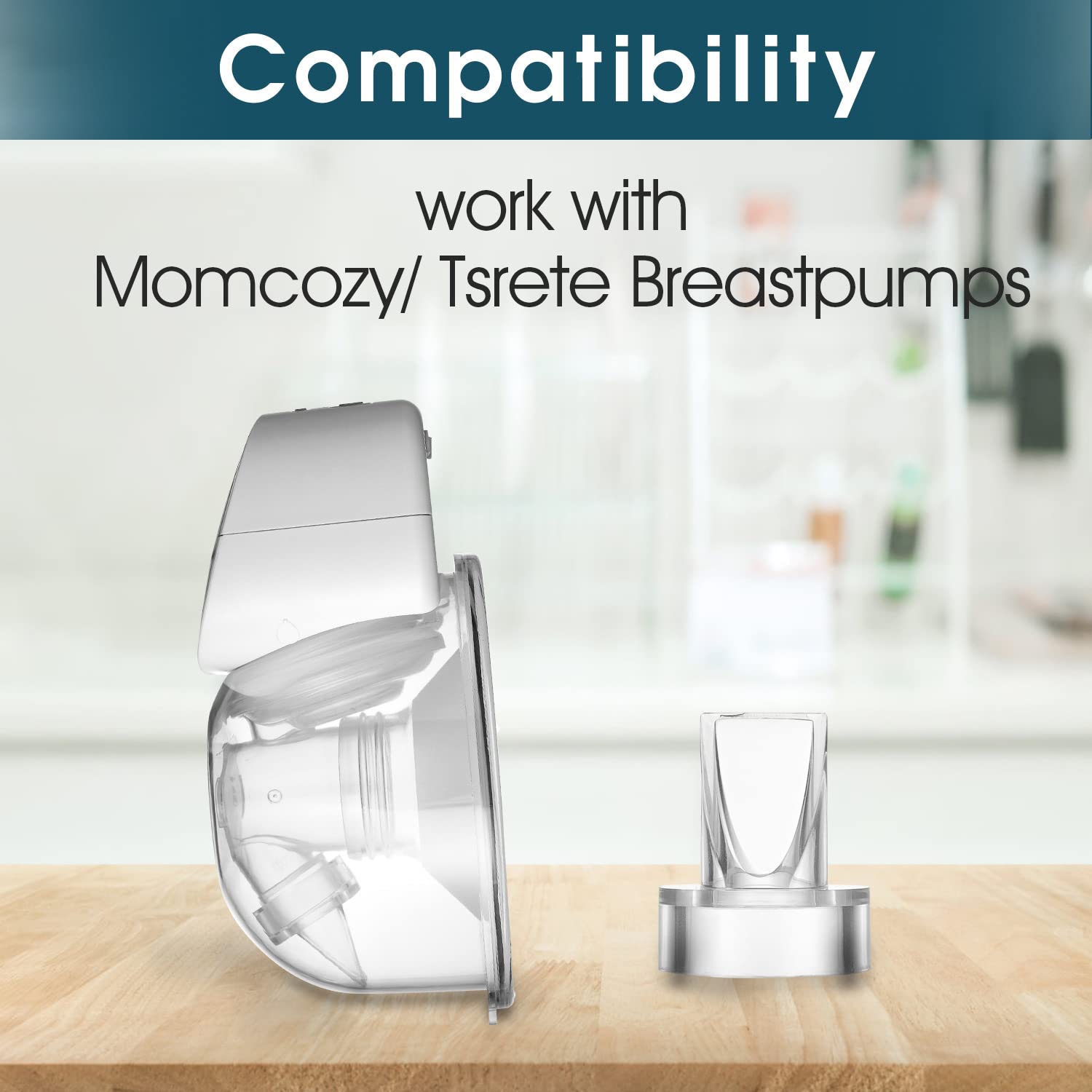 Begical 4 Pc Duckbill Valves Compatible with Momcozy/Tsrete/Padram/Loveoflive/Omfmf Wearable Breastpumps Replace Valves. Replace Momcozy Pump Parts/Accessories. Use with Breast Pumps S9|S10|S12 Clear