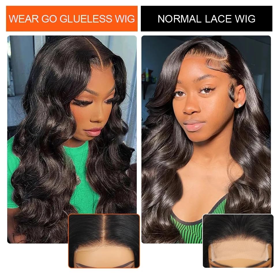 Angelwing Headband Wigs Human Hair Body Wave 22 Inch Brazilian Virgin Hair for Black Women Glueless None Lace Front Wig Headband Wig 150% Density Wigs Natural Color