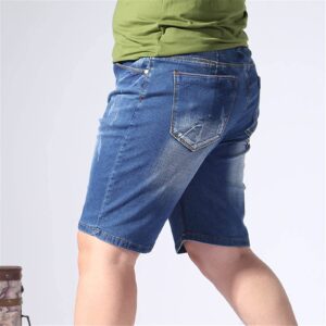 Men Summer Jeans Pocket Shorts Skate Board Harem Pants Plus Size 921