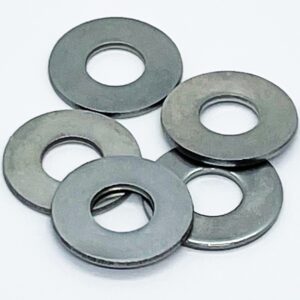 5/16" x 7/8" OD - Stainless Steel Round Flat Washers - 304 Stainless Steel 18-8 - Corrosion Resistant - 5/16" Bolt Washer - BRAUNY BOY HARDWARE (25)