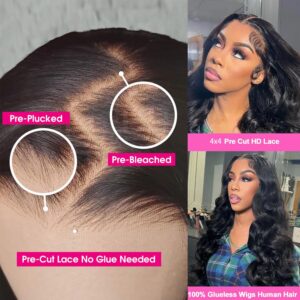 Angelwing Headband Wigs Human Hair Body Wave 22 Inch Brazilian Virgin Hair for Black Women Glueless None Lace Front Wig Headband Wig 150% Density Wigs Natural Color