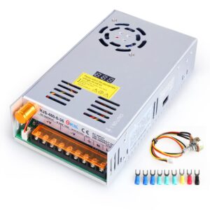 480w 36v dc power supply adjustable dc power voltage converter, ac 110v-220v to dc 0-36v module switching power supply digital display 480w voltage regulator transformer built in cooling fan