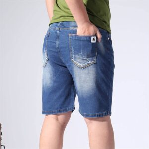 Men Summer Jeans Pocket Shorts Skate Board Harem Pants Plus Size 921