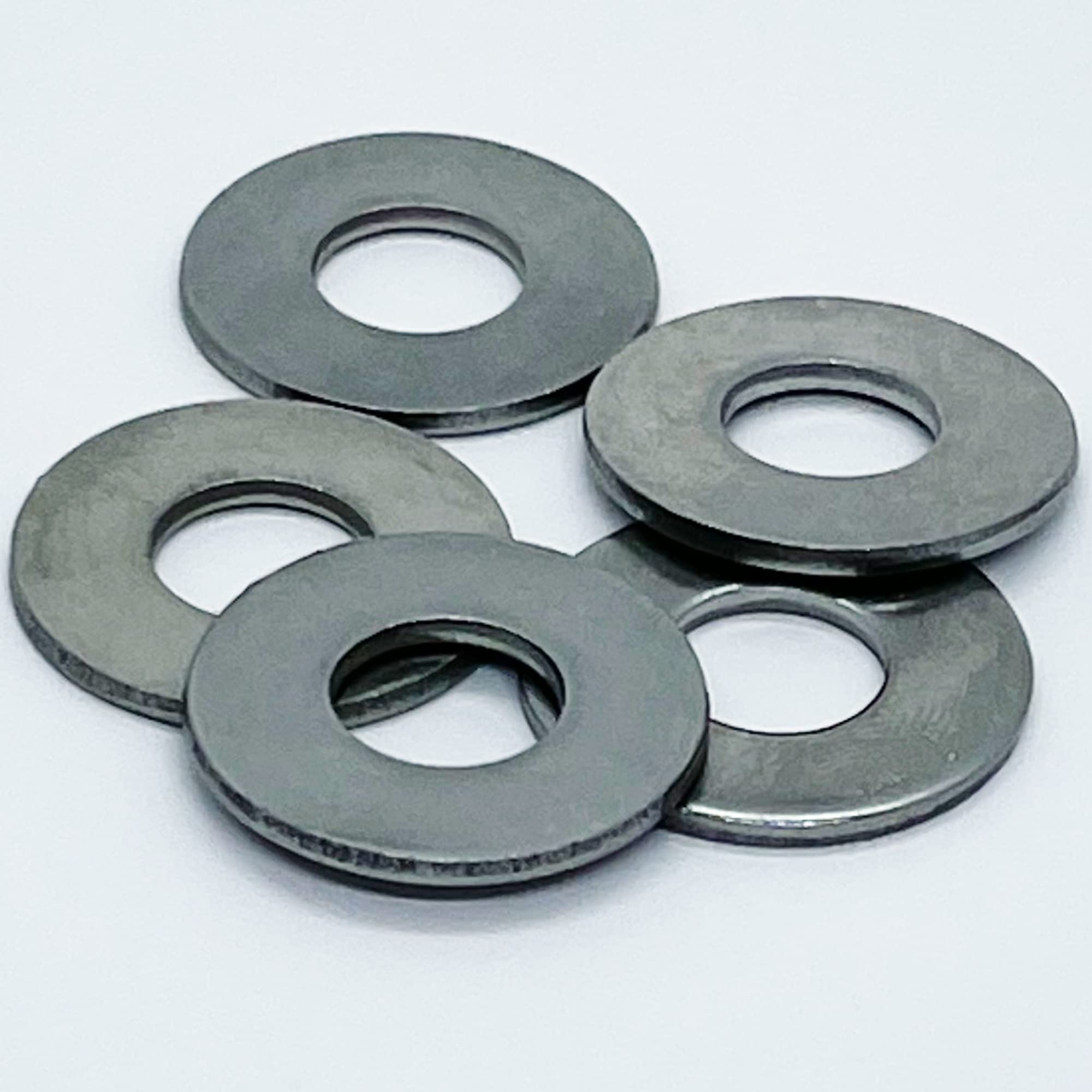 5/16" x 7/8" OD - Stainless Steel Round Flat Washers - 304 Stainless Steel 18-8 - Corrosion Resistant - 5/16" Bolt Washer - BRAUNY BOY HARDWARE (25)