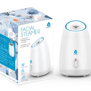 Pursonic White Facial Steamer - Face Steamer for Facial Deep Cleaning Tighten Skin - Daily Hydration for Unclogging Pores & Moisturizing Skin