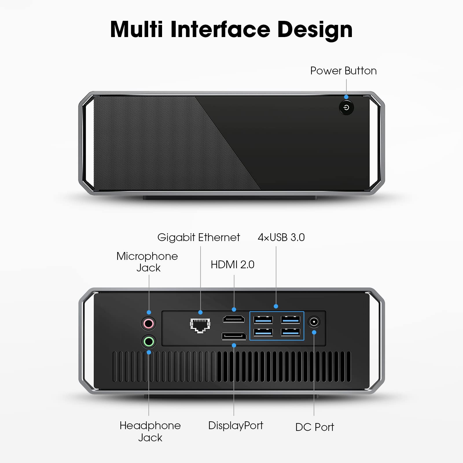 CHUWI CoreBox Mini PC, Windows 10 Mini Desktop Computers with Intel i5-5257U Processor(up to 4.1GHz),8GB RAM 256GB SSD, Dual WiFi/Gigabit Ethernet,Support Dual 4K Screen Display