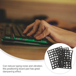 SOLUSTRE 1 Set Keyboard Keyboard Pad Korean Sponge Sponge Positioning Plate Accessories Mechanical Keyboard Damper Sticker Keyboard Sound Reducers Keyboard pad