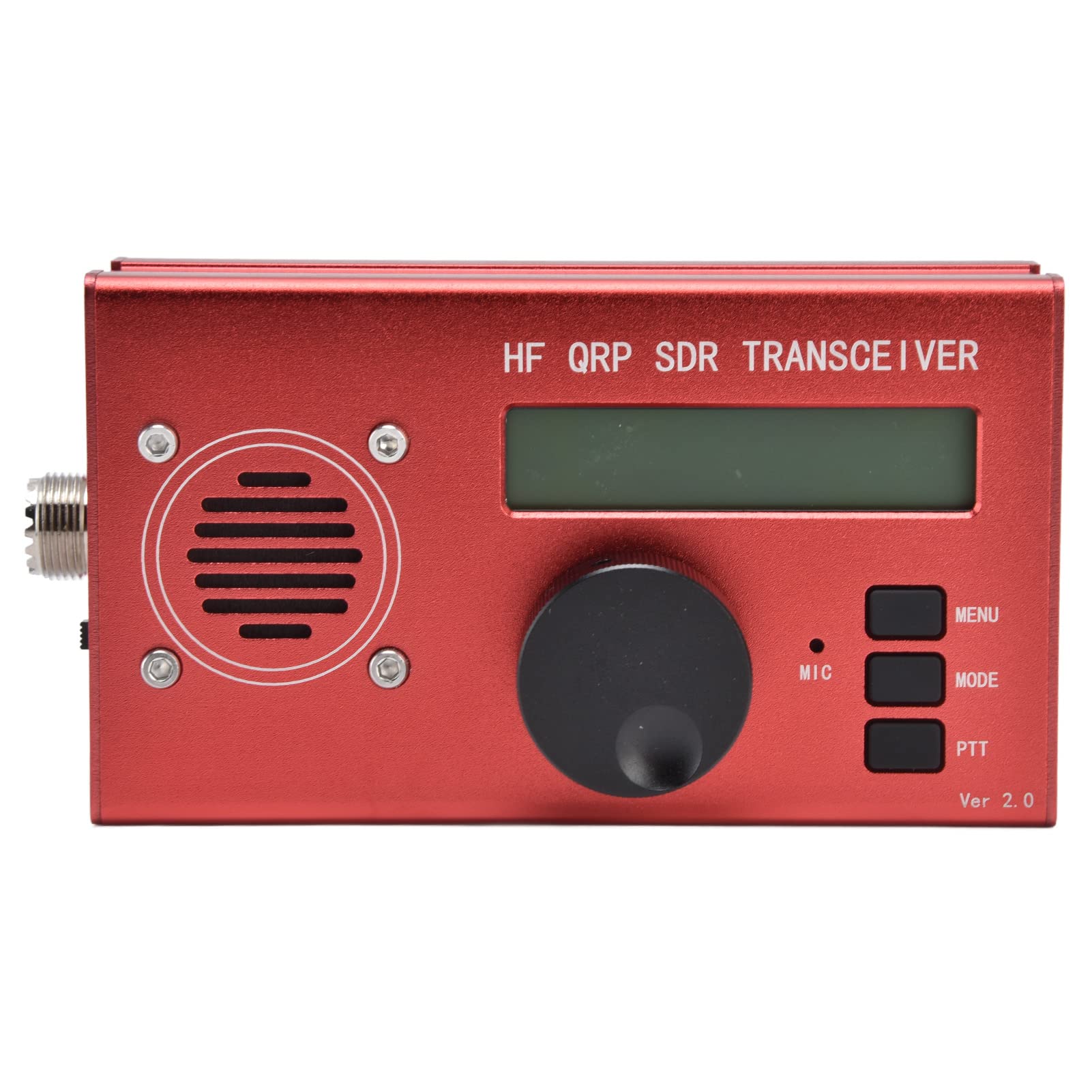 SDR Transceiver, 200Hz-28MHz 160m?10m Frequency Bands 8 Band Audio Source Processor Aluminum Alloy for HF