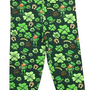 Unique Baby Boys St Patricks Day Lucky Dude Matching Layette Set (6M, Green)