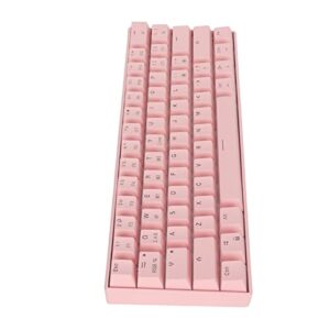 Zyyini Mechanical Keyboard, 61 Key Mechanical Gaming Keyboard with RGB Backlit Computer Keyboard, 3 Mode Connection, for Windows/for HarmonyOS/for Android/for iOS(Green axis)