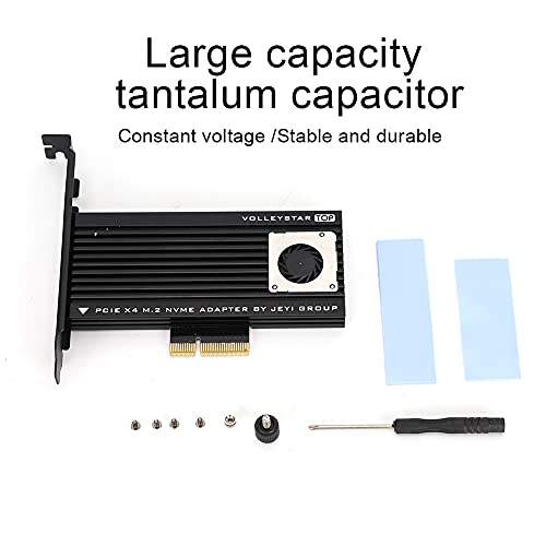 Expansion Card, M.2 for NVME SSD Converter SSD Converter Adapter Good Heat Dissipation for Solid State Drive Transfer