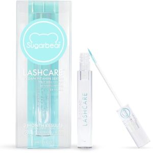 sugarbear® lashcare, lash enhancing serum, promotes appearance of longer, thicker eyelashes, cruelty free & vegan (3 month supply)