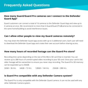 Defender Guard Pro 2K WiFi. Plug-in Security Camera with Color Night Vision, Two-Way Talk, Smart Human Detection, Spotlight & Siren (2 Cameras, 32GB)