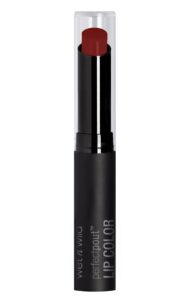 wet n wild perfect pout lipstick, red club brat, vegan | gluten-free | cruelty-free | lip color, lip color