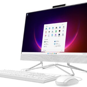 HP 2022 Newest All-in-One Desktop Computer, 23.8" Full HD Touchscreen, AMD Ryzen 5 3500U Processor, AMD Radeon Vega 8 Graphics, 64GB RAM, 1TB SDD + 2TB HDD, Webcam, Windows 11 Home