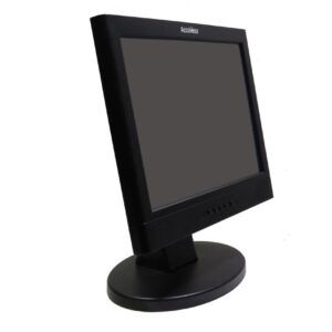 AccuView 15 inch Touch Screen Monitor 1024 x 768 Resolution VGA Signal Connector USB RS232 Touch Interface Black PT5RCA