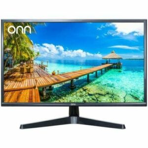 onn. vga hdmi 60hz fhd slim design monitor, 1080p, 24"