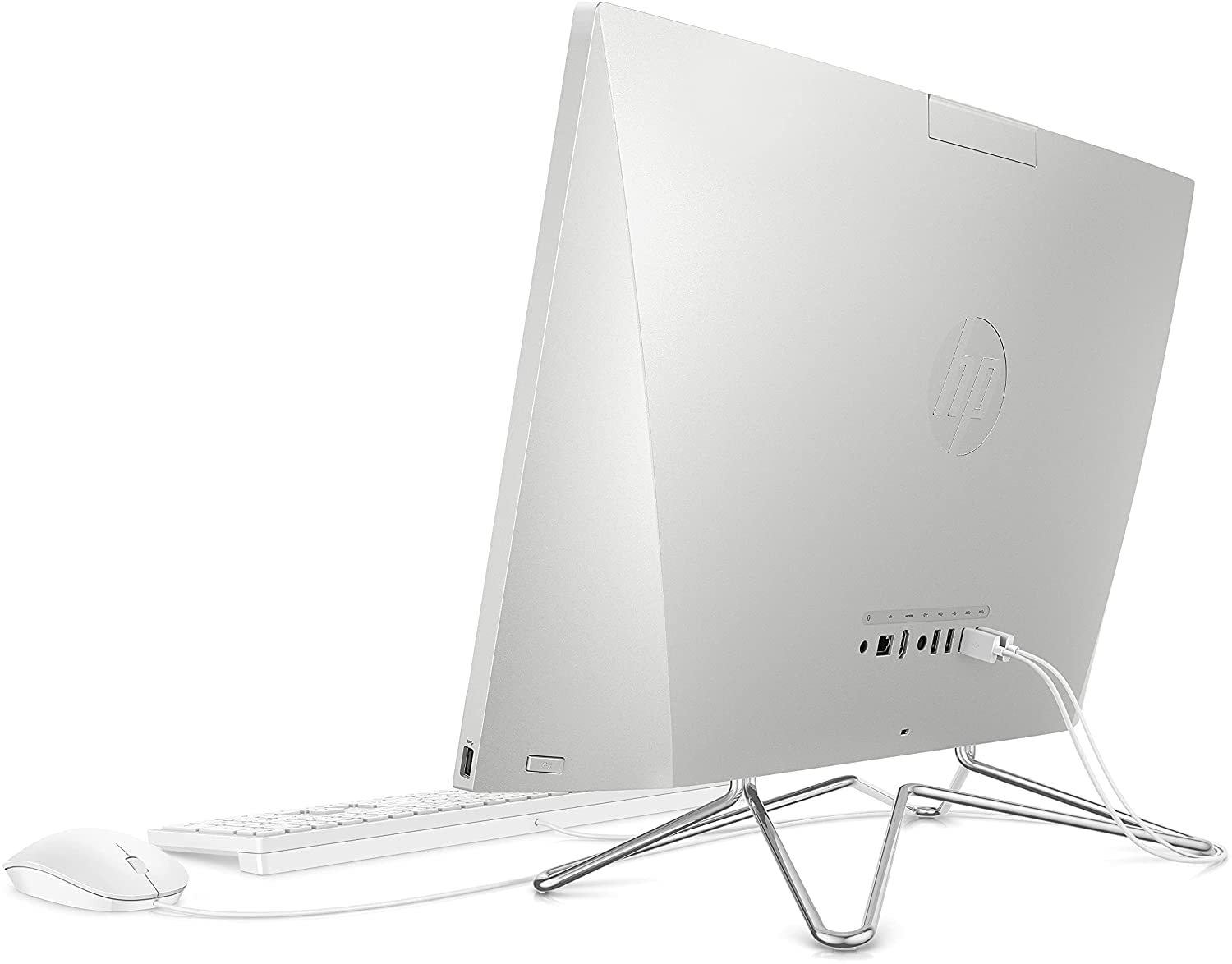 HP 2022 Newest All-in-One Desktop Computer, 23.8" Full HD Touchscreen, AMD Ryzen 5 3500U Processor, AMD Radeon Vega 8 Graphics, 64GB RAM, 1TB SDD + 2TB HDD, Webcam, Windows 11 Home