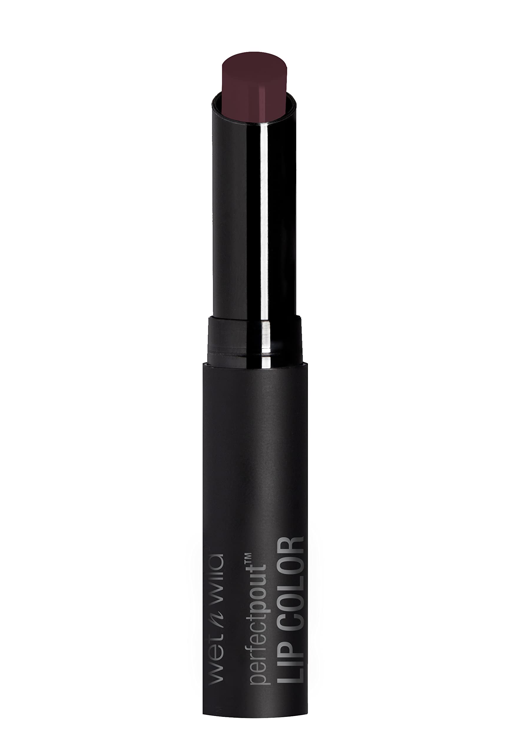 wet n wild Perfect Pout Lipstick, Dark Red My Blackberry Broke, Vegan | Gluten-Free | Cruelty-Free | Lip Color, Lip Color