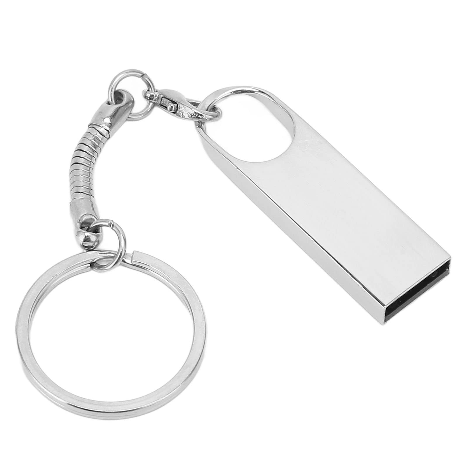 Metal USB Flash Drive, Waterproof Mini USB 2.0 Memory Stick Storage USB Drive Thumb Drive, with Keychain, for Photo, Data, Video, Music Storage(16GB)