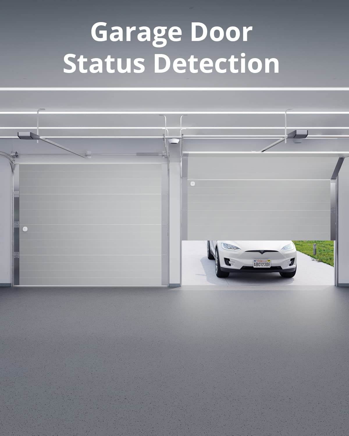 eufy Security Garage Door Sensor Add-On, Compatible with Garage-Control Cam and Cam Plus, Detects Door Open/Close Status, Easy to Install and Pair, 1-Year Battery Life, Low Battery Alerts*