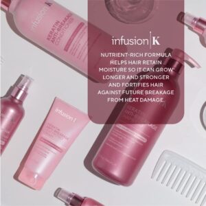 Infusion K Keratin Anti-Breakage Conditioner with UltraKeratin Complex - Hydrates & Enhances Softness & Shine | Strengthens Weak & Damaged Hair | Color Safe | Paraben & Sulfate Free (32 oz)