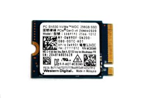 wr90f genuine replacement for dell sn530 256gb 2230 nvme solid state drive ssd