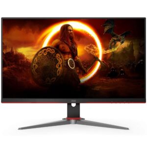 AOC 24G2E 23.8'' 16:9 Full HD 144Hz IPS Gaming Monitor with AMD FreeSync, Black, 23.8 inch (Renewed)