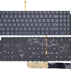 Replacement Keyboard for Dell inspiron 15 3510 3511 5510 5515, inspiron 16 7610 & Latitude 3520, inspiron 15 3511 5510 & Latitude 3520 Laptop Keyboard with Backlit US Layout