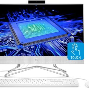 HP 2022 Newest All-in-One Desktop Computer, 23.8" Full HD Touchscreen, AMD Ryzen 5 3500U Processor, AMD Radeon Vega 8 Graphics, 64GB RAM, 1TB SDD + 2TB HDD, Webcam, Windows 11 Home