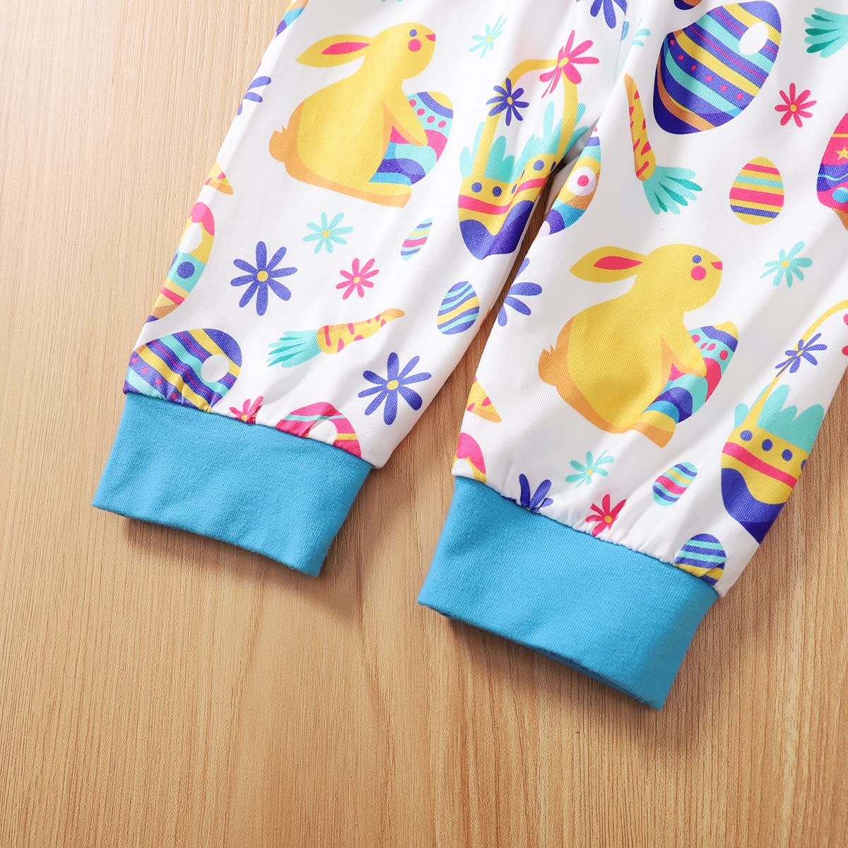 Truly One Baby Boy My First Easter Outfit Boy Easter Eggs Clothes Infant Easter Outfit (Blue,6-12 Months)