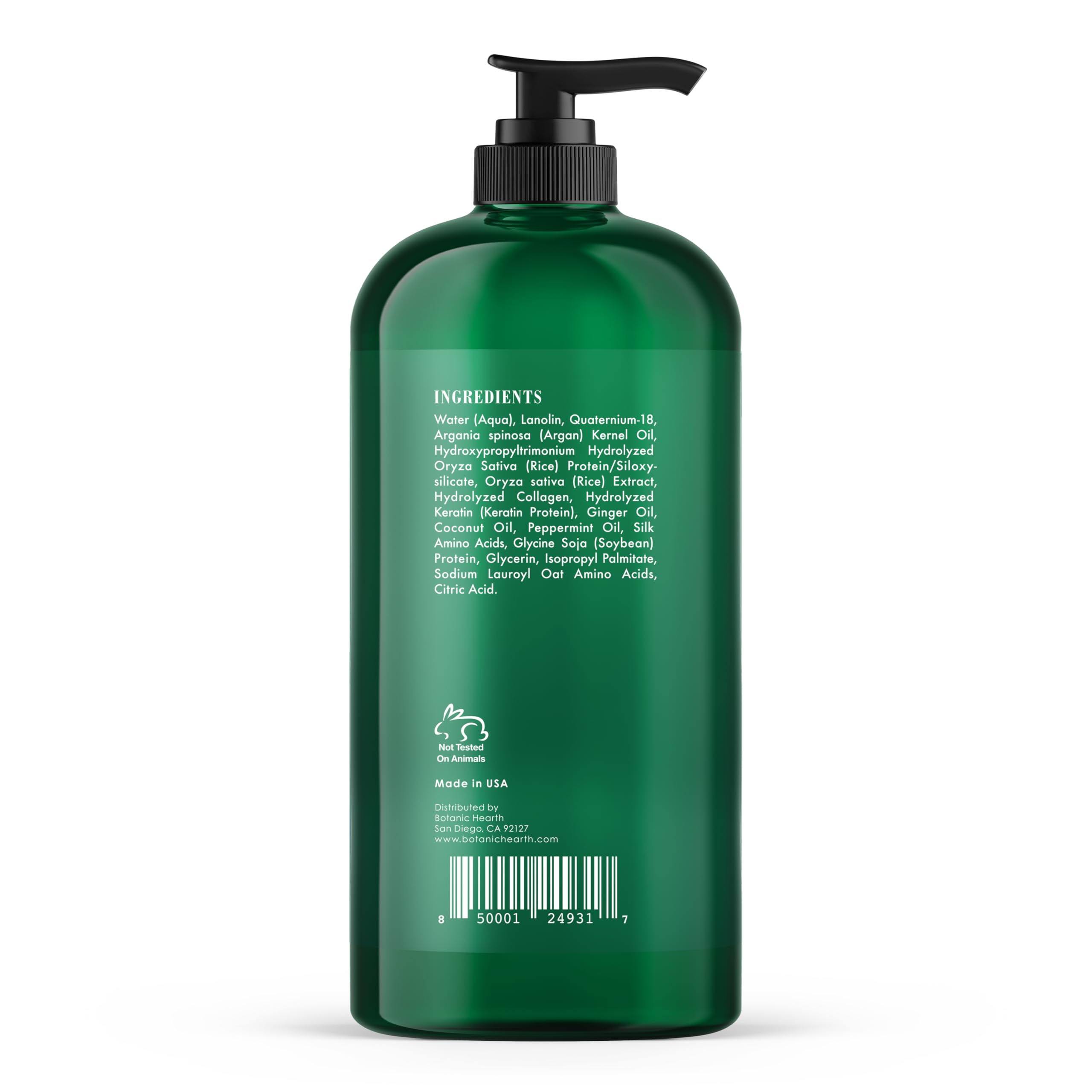 Botanic Hearth Peppermint Hair Conditioner - Hair Conditioner for Dry Damaged and Color Treated Hair - Volumizing Conditioner for fine & thin hair - Paraben & Sulfate Free - Men & Women - 16 fl oz