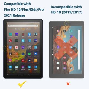 Mao Yeye 2 Pack [Anti-Blue Light] Screen Protector for Amazon Fire HD 10/Fire HD 10 Plus/Fire HD 10 Kids/Fire HD 10 Kids Pro Tablet. Eye Care & Eyestrain Relief