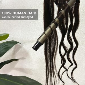 ROSEBUD Tape in Hair Extensions REMY Human Hair, Secure Skin Weft Hair Extensions Seamless 40g/Pack 20Pcs 10 Inch Jet Black Natural