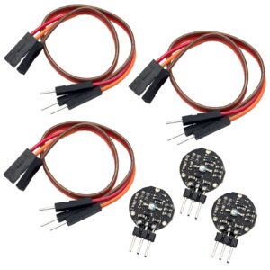 fainwan 3pcs pulse sensor heart rate sensor monitor pulse sensor compatible with ar-duino module raspberry pi