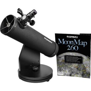 orion skyscanner bl102mm tabletop reflector telescope for adults & families - small but powerful portable telescope for astronomy beginners