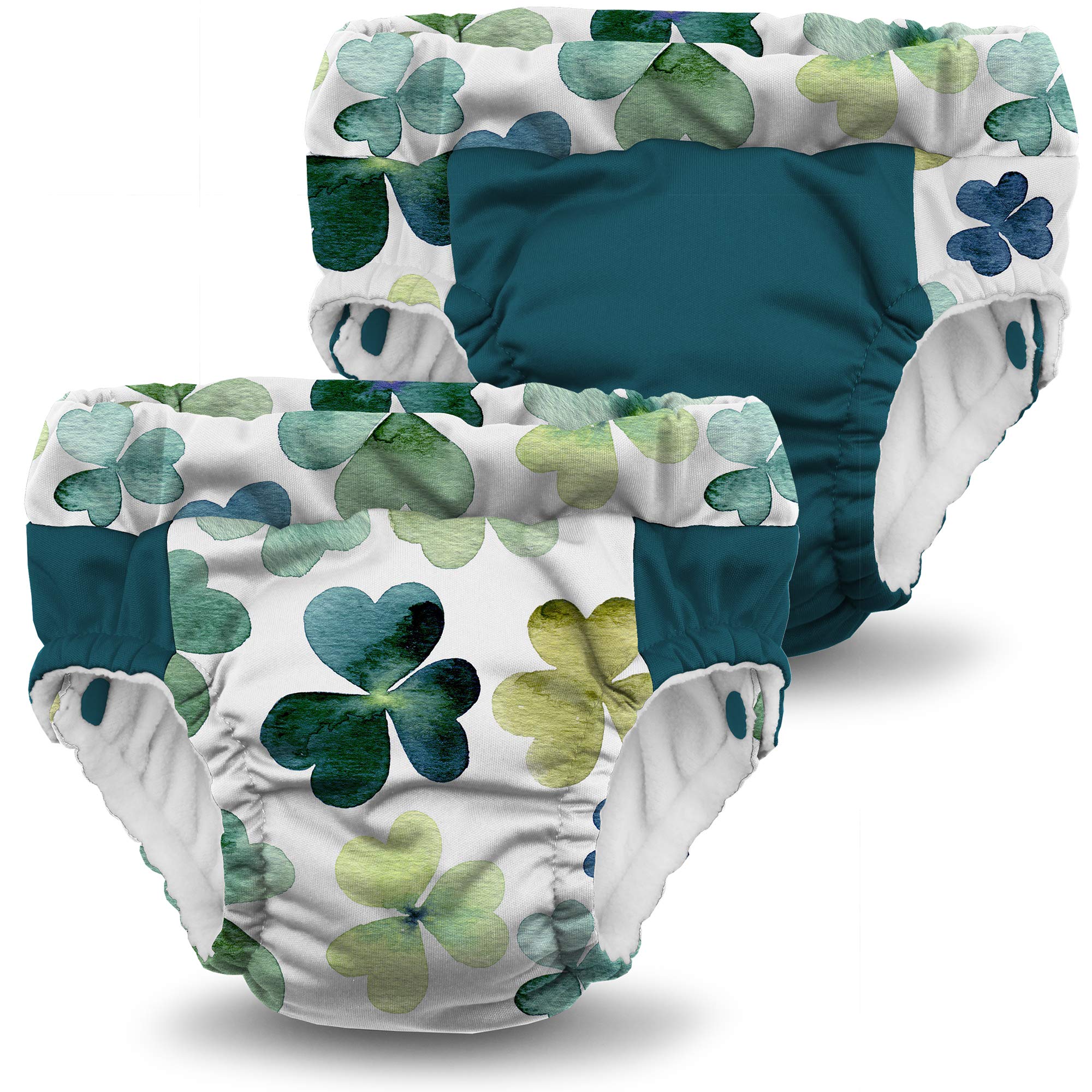 Kanga Care Lil Learnerz Reusable Toilet Training Pants (XLarge - Clover & Caribbean)