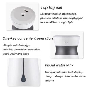 Humidifiers for Baby Bedroom with Two Spray Modes, Top Fill Cool Mist Humidifiers Suitable for Kids Nursery, Plants，Car,Easy Clean, Whisper Quiet, 7-Color Night Light