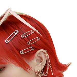 gothic hair pin set - 12 pack alt hair accessories for goth style