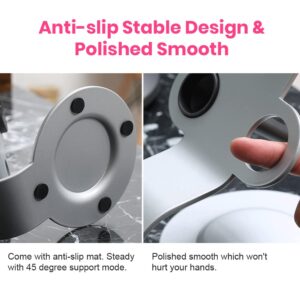 Foho Hair Dryer Holder Compatible for Dyson Supersonic, Aluminum Alloy Stand Hanger, Stable Desktop Magnetic Hair Dryer Support Storage, Bathroom Organizer