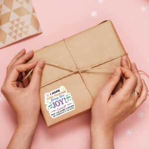 I Hope This Package Bring You Joy Stickers,Thank You Stickers,Small Shop Stickers,Mail Envelopes Stickers Handmade Stickers for Small Business,Handmade Goods,Online Retailers,500 PCS