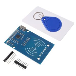 Alinan 6pcs RFID Kit MFRC522 RF IC Card Sensor Module with S50 Blank Card and Key Ring