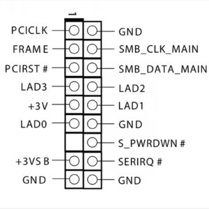 TPM2.0 Module Asrock-TPM 18-1Pin 2.0mm Security Module Win11 for Infineon, Version 9665