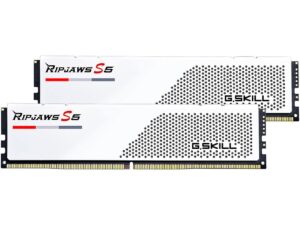 g.skill ripjaws s5 series (intel xmp 3.0) ddr5 ram 32gb (2x16gb) 5200mt/s cl36-36-36-83 1.20v desktop computer memory udimm - matte black (f5-5200j3636c16ga2-rs5k)