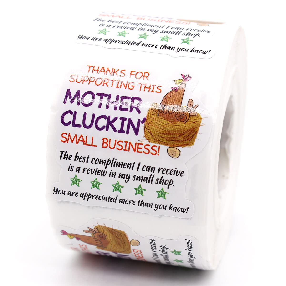 Thanks for Supporting This Mother Small Business Stickers,Thank You Stickers,Small Shop Stickers,Mail Envelopes Stickers Handmade Stickers for Small Business,Handmade Goods,Online Retailers,500 PCS